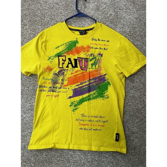 Switch | Shirts | Switch Remarkable Faith Quotes Yellow Graphic Tee ...